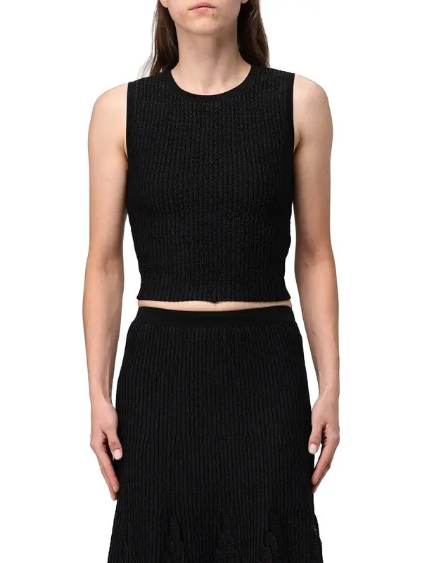 Elisabetta Franchi Knit Top - Black