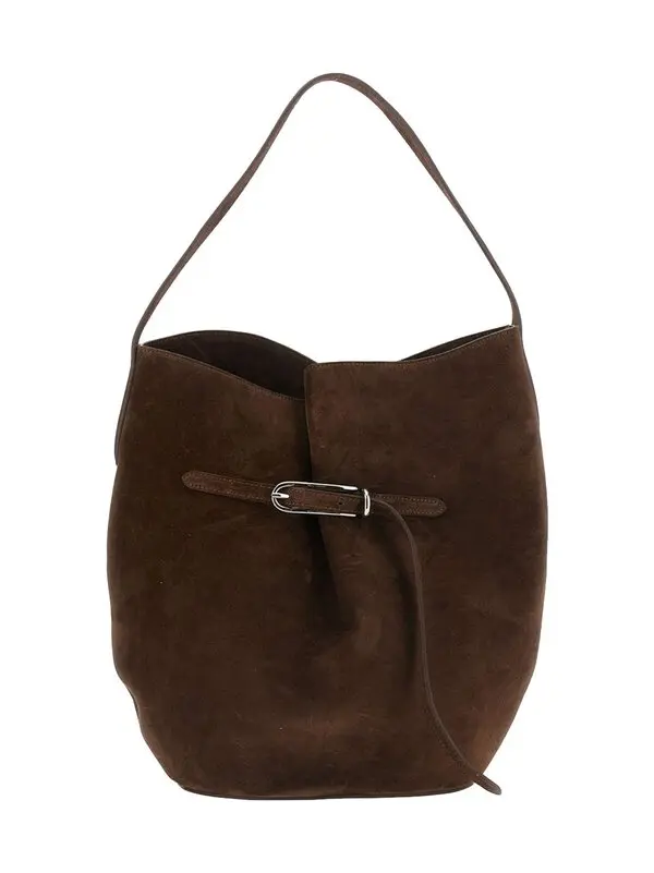 LIFFNER Suede Shoulder Bag - Cocoa