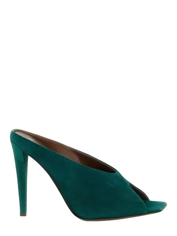 GIUSEPPE ZANOTTI Heeled Mules - Green