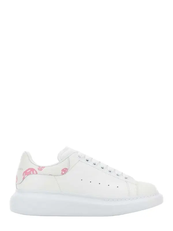 Alexander McQueen Oversized Sneaker With Graphic Detailing - White