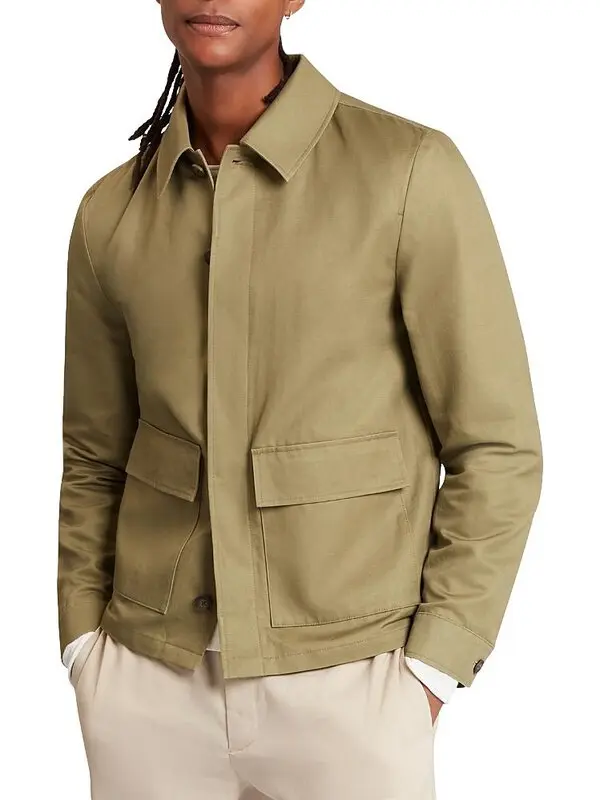 Ted Baker London Trennt Lightweight Harrington Jacket - Olive