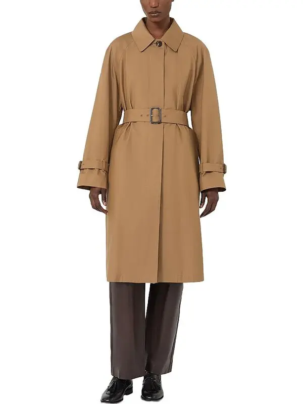 Max Mara Midi Trench Coat - Brown