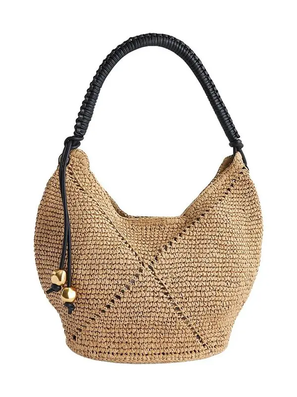 Madewell The Camren Straw Bag - Natural Multi