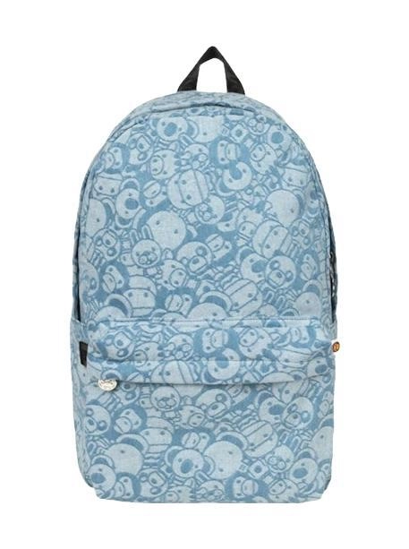 A BATHING APE Baby Milo & Friends Backpack - Denim