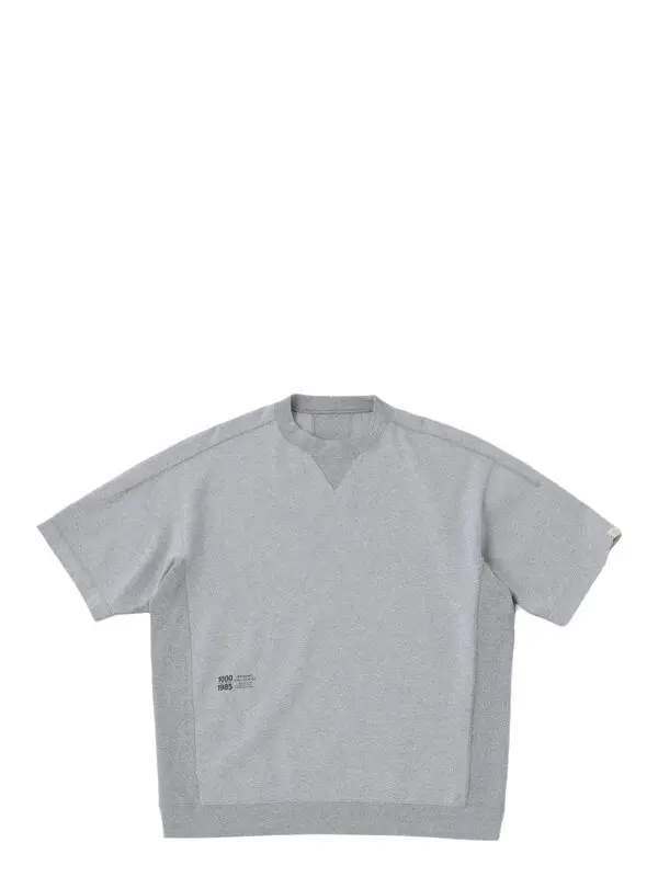NEW BALANCE 1000 Short Sleeve T-shirt Oversized Fit Asia Sizing - Heather Grey