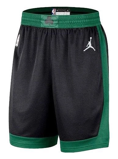 JORDAN Dri-fit Nba Boston Celtics Statement Edition Swingman Basketball Shorts - Black/white/green