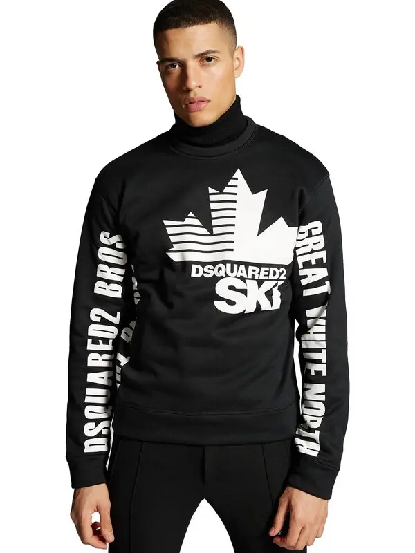 Dsquared2 Ski Crewneck Sweatshirt - Black