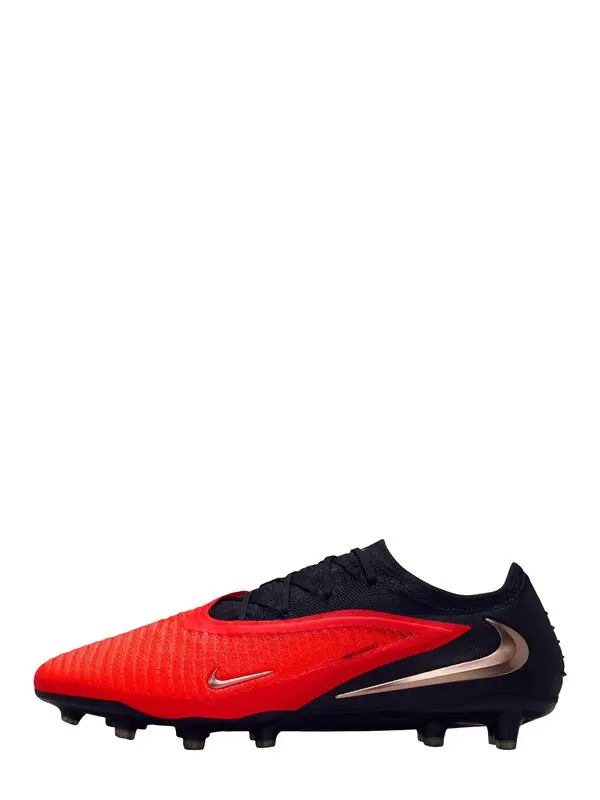 Nike Phantom Ag Low Top Sneakers - Bright Deep Red/blurred/black