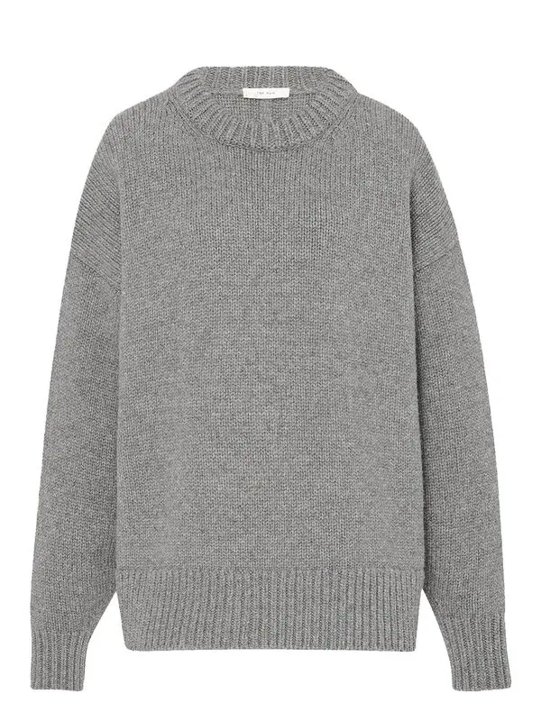 THE ROW Ophelia Wool Cashmere Sweater - Grey