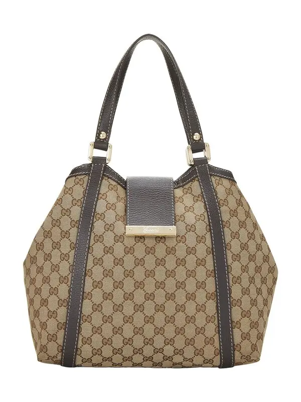 Gucci Original Gg Shelly Tote - Brown