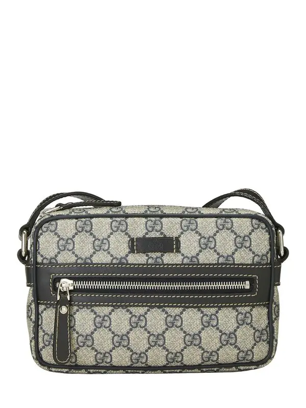 Gucci Gg Supreme Camera Bag - Navy
