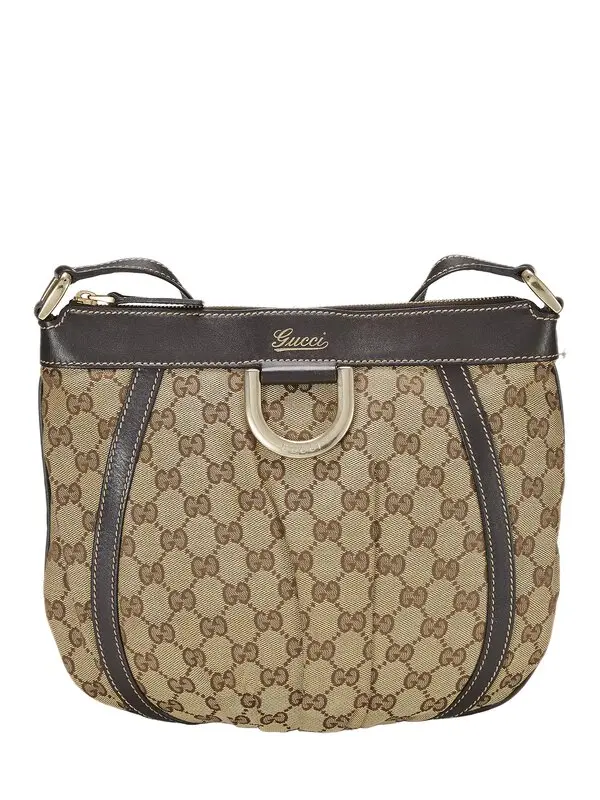 Gucci Orginal Gg D-ring Abbey Messenger - Brown