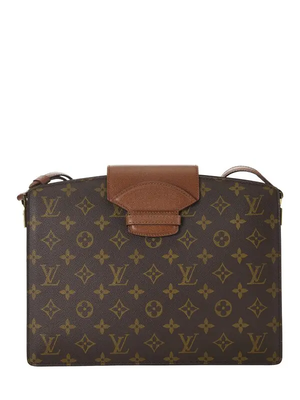 LOUIS VUITTON Monogram Canvas Courcelles - Brown