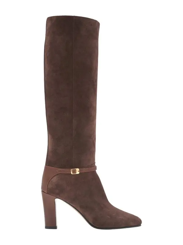 Valentino Garavani Knee-length Suede Boots - Brown