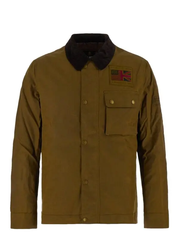 Barbour Classic Waxed Collar Casual Jacket - Brown
