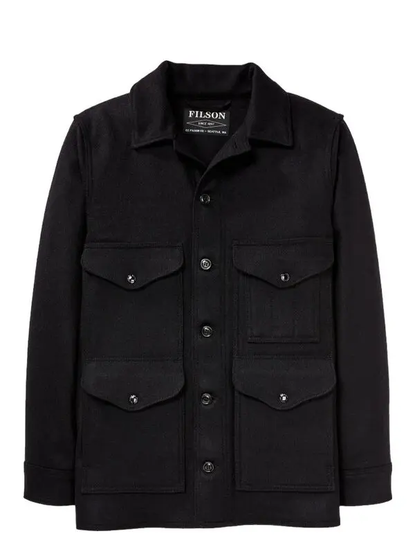 Filson Mackinaw Wool Short Jacket - Black