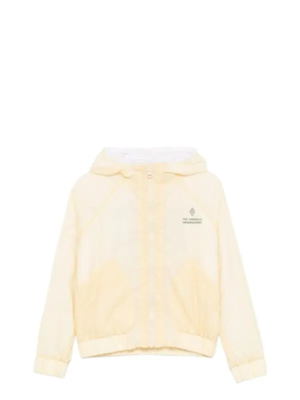 THE ANIMALS OBSERVATORY Hooded Windbreaker - White
