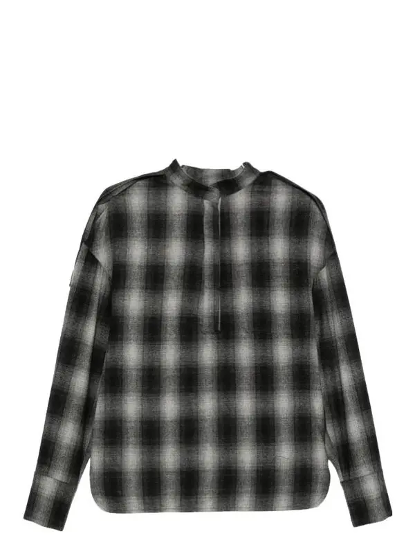 IRO PARIS Plaid Long Sleeve Shirt - No