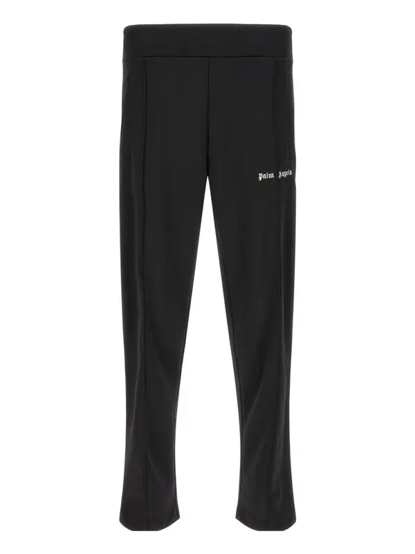 Palm Angels Striped Sweatpants - White/black