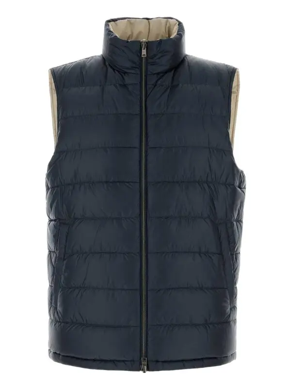 Herno Sleeveless Down Vest - Black