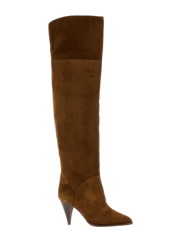 Casadei Cone-heel Knee-high Boots - Brown
