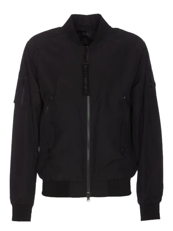 Moose Knuckles Courville Zip-up Bomber Jacket - Black