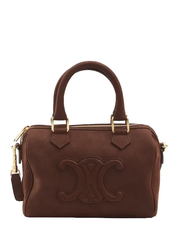 Celine Zipper Shoulder Bag - Red
