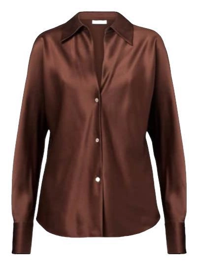Vince Long Sleeve Shirt - Brown
