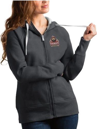 ANTIGUA Albany Firewolves Victory Pullover Hoodie - Charcoal