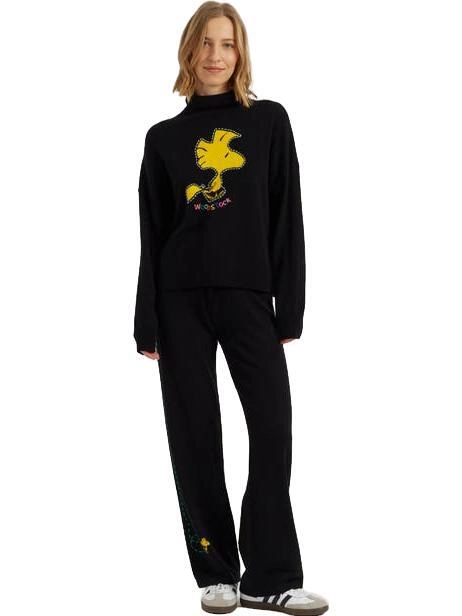 Chinti & Parker Wool-cashmere Woodstock Roll Neck Sweater - Black