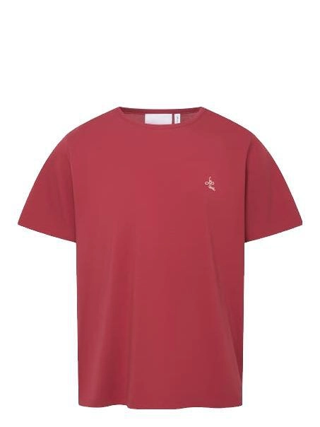 LE PERE Kami Logo Tee Shirt - Burgundy