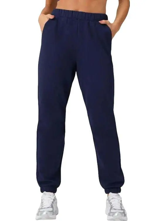 FABLETICS Cozy Fleece Sweatpant - Deep Navy