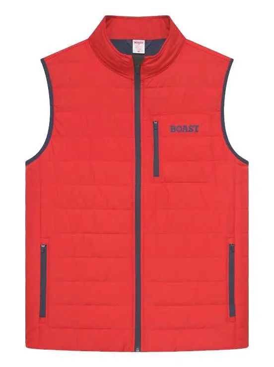 Boast Lightweight Quilted Vest 2.0 - Red
