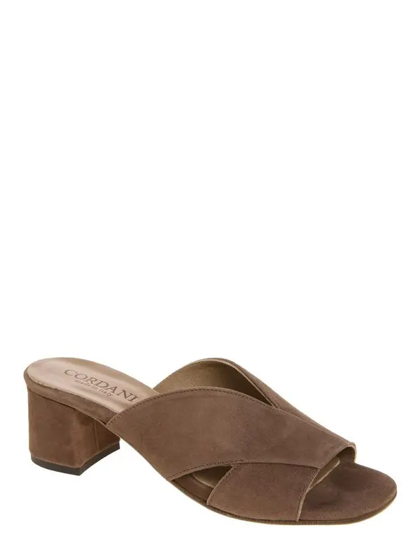 Cordani Ilene Slide Sandal - Fango Suede