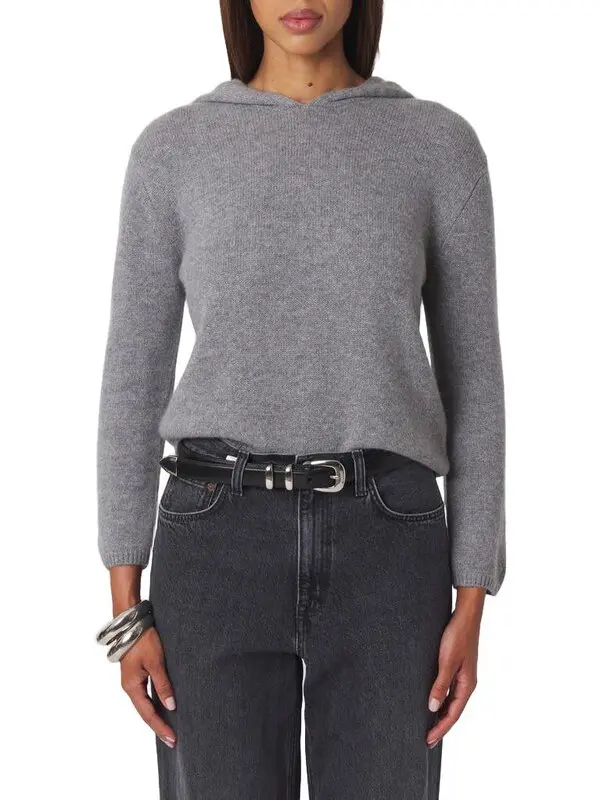 WILLIAMS ATHLETIC CLUB Marnie Cashmere Hoodie - Grey