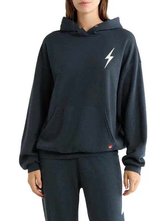 Aviator Nation Bolt Stitch Hoodie - Charcoal
