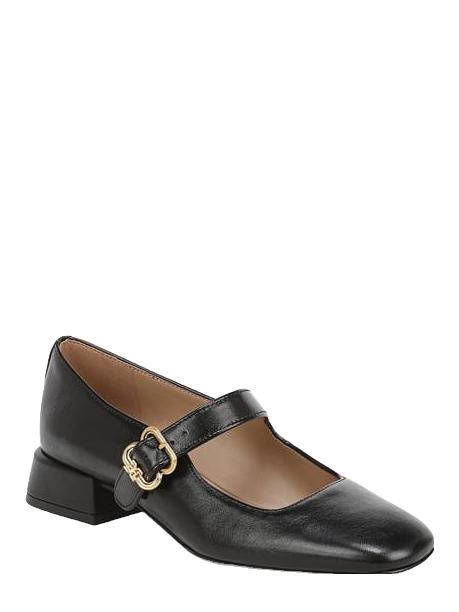 Sam Edelman Betsey" Mary Jane Block Heel Shoes - Black