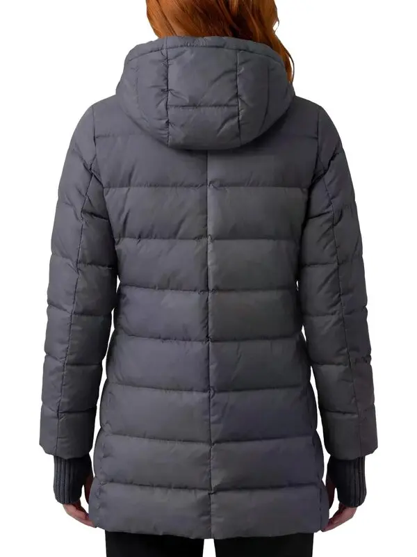 Herno Quilted Puffer Jacket With Drawstring Hood - Grey