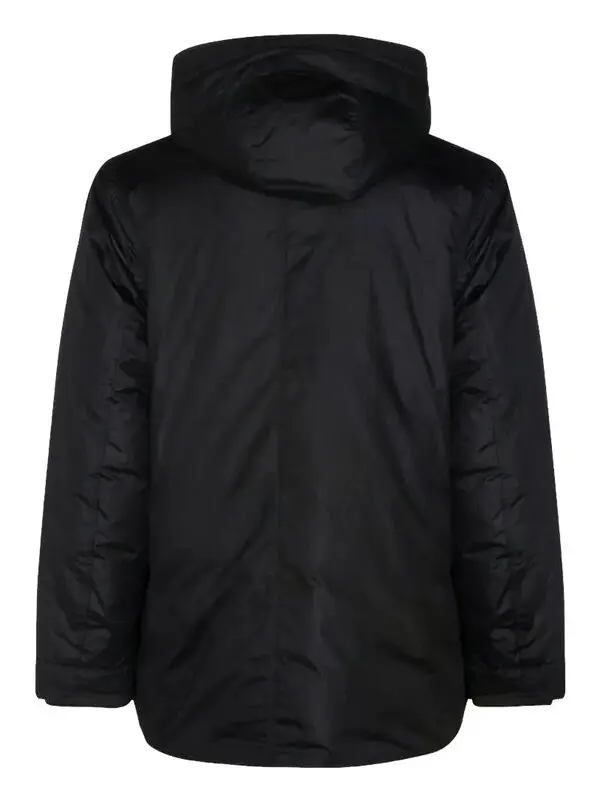 Stone Island Hooded Logo-patch Jacket - Blue