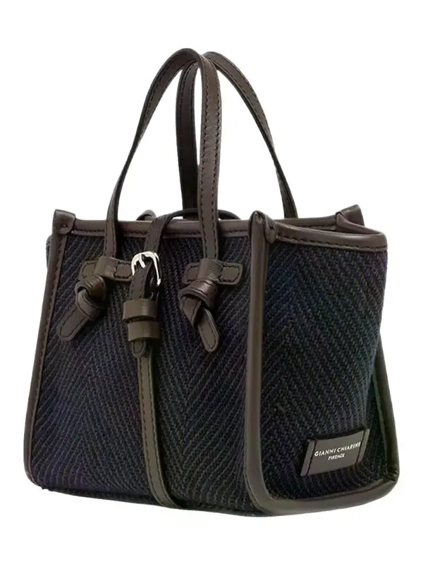 GIANNI CHIARINI Small Marcella Tote Bag - Blue