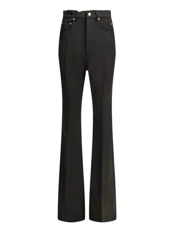 Rick Owens Flared Leg Trousers - Black