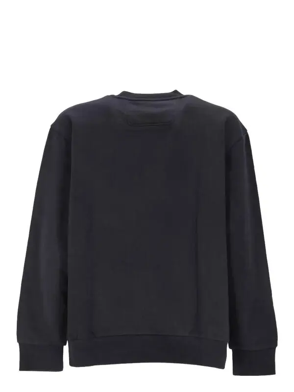 BOSS Logo Patch Sweater - Blue