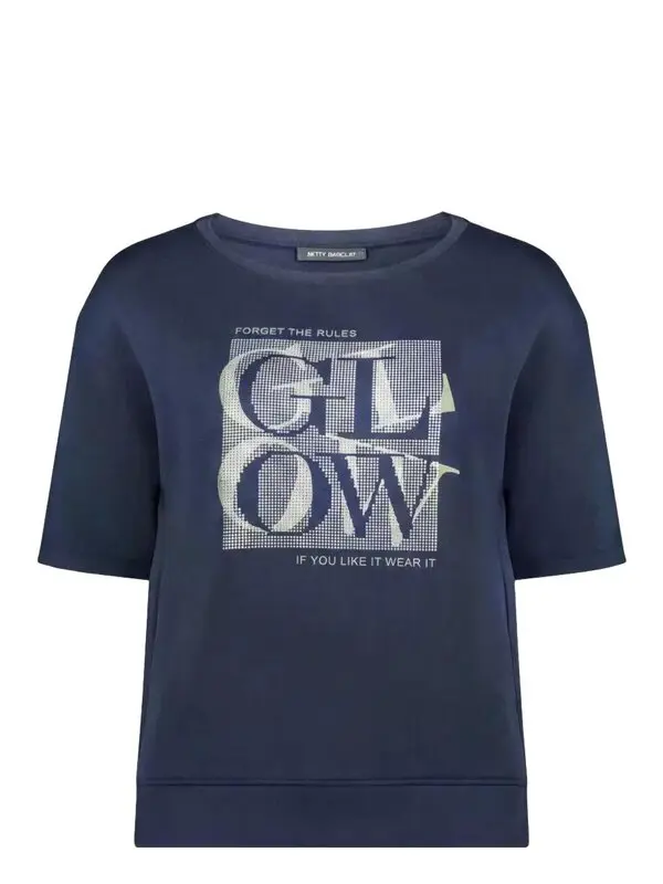 BETTY BARCLAY Graphic Print T-shirt - Blue