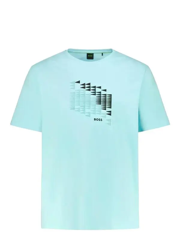 BOSS Graphic-print T-shirt - Blue