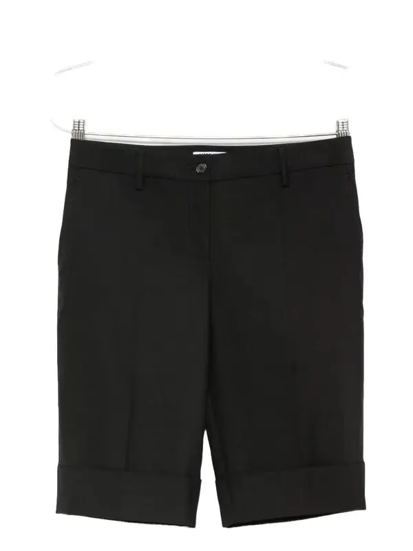 Moschino Buttoned Turn-up Shorts - Black