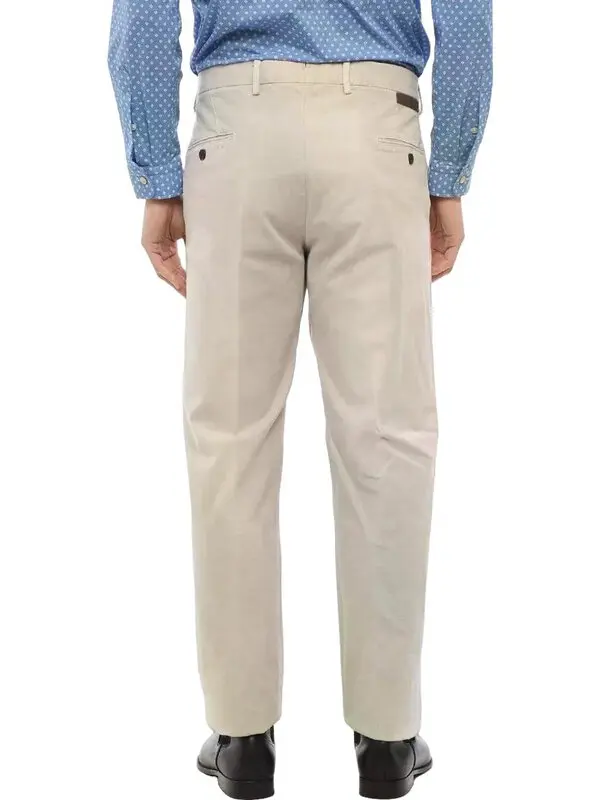 Windsor Textured Slim-fit Trousers - Neutrals