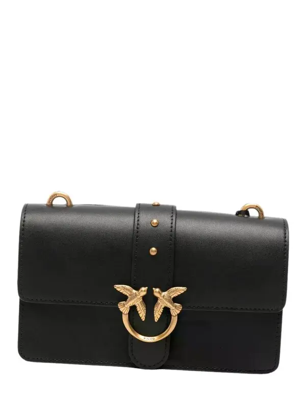 Pinko Mini Love One Birds Shoulder Bag - Black