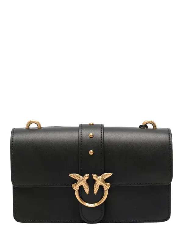 Pinko Mini Love One Birds Shoulder Bag - Black