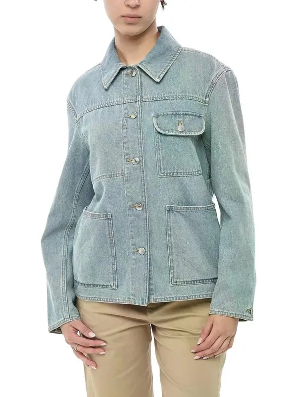 Woolrich Denim Trucker Jacket - Blue