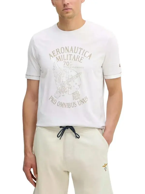 AERONAUTICA MILITARE Graphic-print T-shirt - White